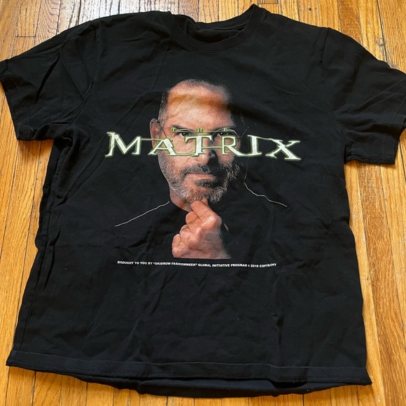 skidrow fashionweek | Shirts | Skidrow Fashionweek Steve Jobs Matrix Shirt | Poshmark